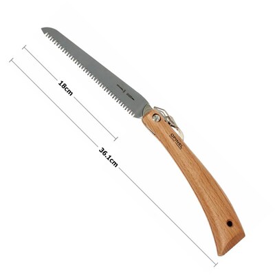 OPINEL欧皮耐尔折叠锯手工锯户外野营锯园林锯木工锯果树修枝锯子
