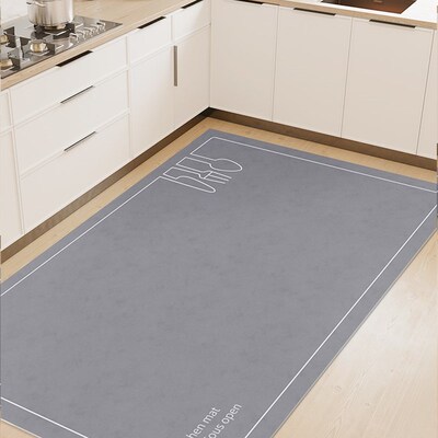 极速Kitchen floor mat home simplCe PVC non slip carpet mats