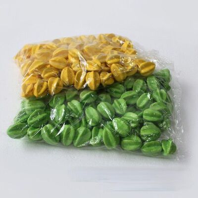 极速100pcs Arhtificial Fruits Fake Carambola for Home Kitche