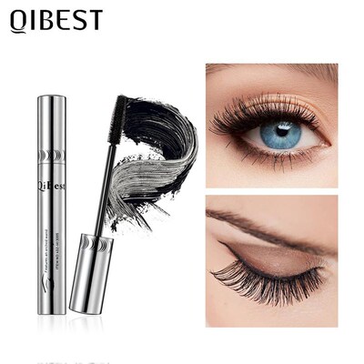 极速QIBEST Black Mascarsa Eyelashes Mascara 4D Silky Eyelash