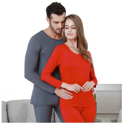 极速Long Johns Mken Thin Solid Color  Basic Thermal Underwea