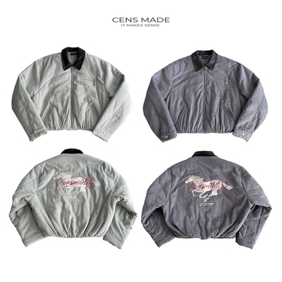 CENSMADE马年限定刺绣灯芯绒夹克