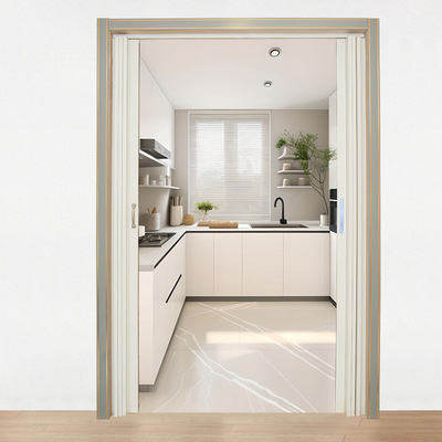 PVC FOLDING DOOR ALUMINUM ALLO  DOOR