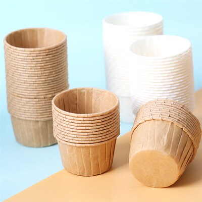 极速50/100pcs/pack Muffins Cup PaperG Cupcake Wrappers Bakin