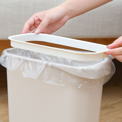 极速Narrow slot trash can rectangular narroNw non-lid househ