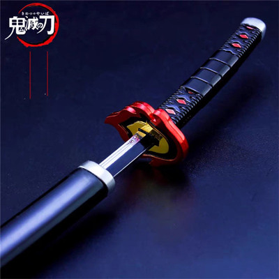 极速Demon Slayer Metal sSimulation Samurai Sword Anime Role-