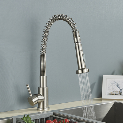 极速Matte Black lKitchen Sink Faucet One Handle Two Function