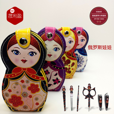 极速Russian Matryoshka doll nyail clippers set nail clippers