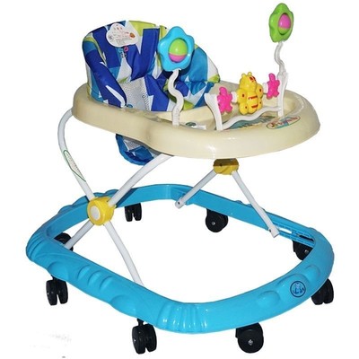 极速6-18个月婴儿童宝宝助步学步车防K侧翻多功能音乐学行脚步车