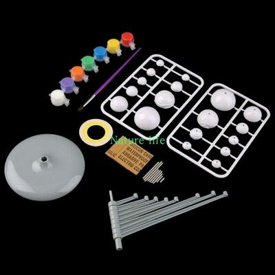 极速The cSolar System Nine planets Planetarium Model Kit DIY