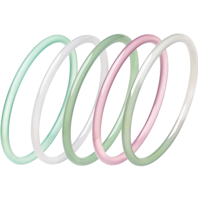 六桂福玉髓手镯叮当镯送女友礼物