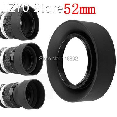 极速10pcs/lot 52mm 3-Stage 3 in1 Collapsible RuRbber Foldabl