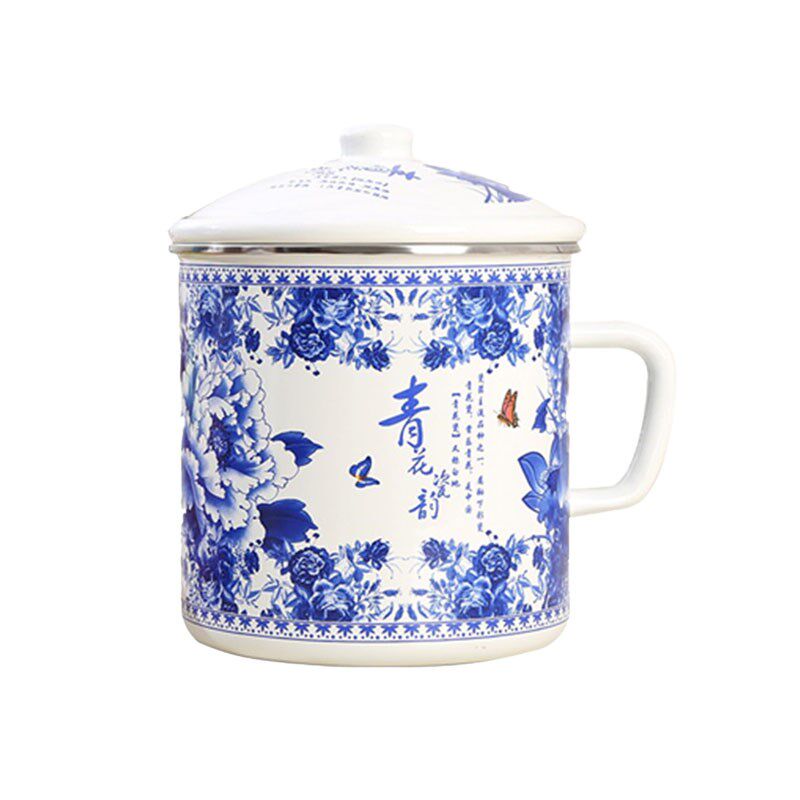 新品搪瓷杯珐g琅杯大搪瓷茶杯大容量搪瓷缸凉水缸子怀旧经典马克