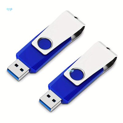 2pcs of 128gb/64gb usb Flash Drives with Rotatable Design2p