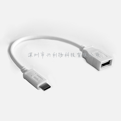 usb3.1转OTG数据线Type-c数据线MacBook转U盘鼠标OTG线15cm