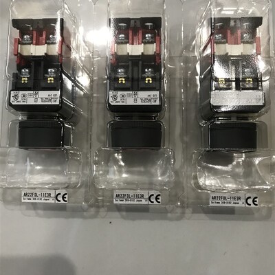 正品日本富士平头带灯按钮AR22FOL/AR22F5L-10/11E3G R Y S W E4