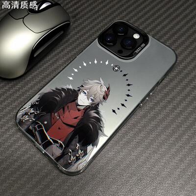 愚人众适用于VIVOY52S手机壳VIVO镭射彩银Y31S达达利亚Y53S/76S原神Y77e/33S二次元仆人Y74S/7S防摔T1保护套