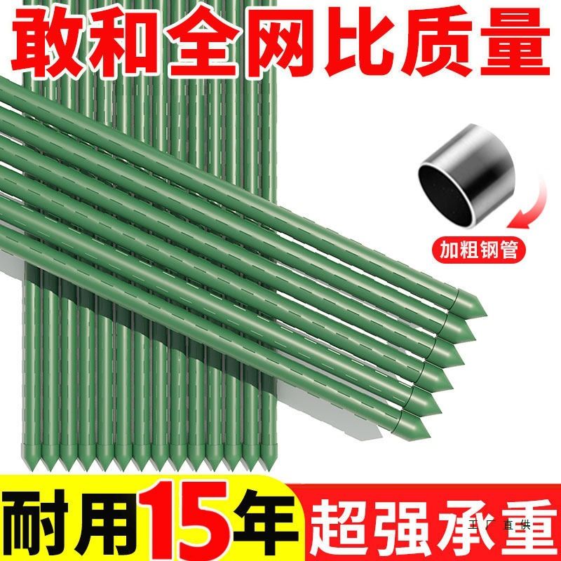 爬藤架花架包塑钢管月季豆角西红柿黄瓜园艺固定杆葡萄植物支撑架