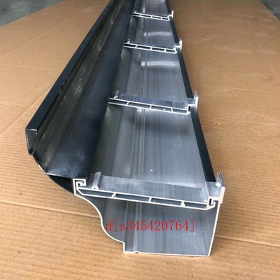 彩铝铝合金成品天沟檐沟排水槽落水系统雨水槽PVC方形雨水管厂家