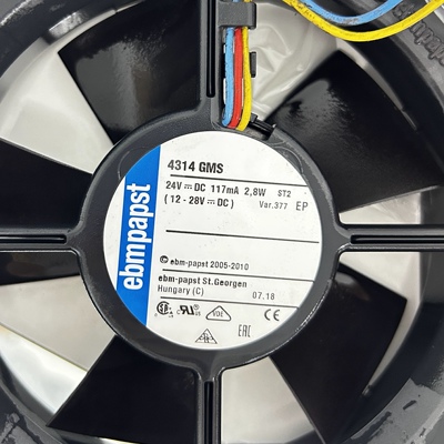 全新德国 4314 GMS DC24V 2.8W 12032 12CM 3线 测速散热风扇