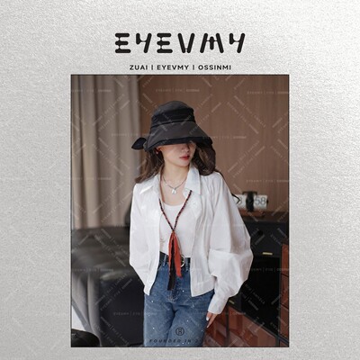 【灵动廓形】夹克式衬衫廓形休闲时尚短款外套上衣WT51CSY024