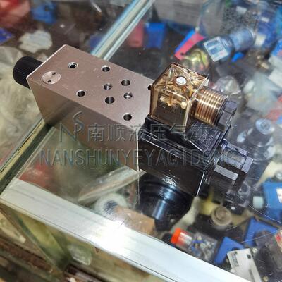 HDX海德信叠加式电磁流量阀FMS-G4-02T FMS-G4-02P A节流阀调速阀