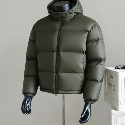90绒轻盈保暖连帽羽绒服男冬季2026年新款宽松百搭时尚高品质外套