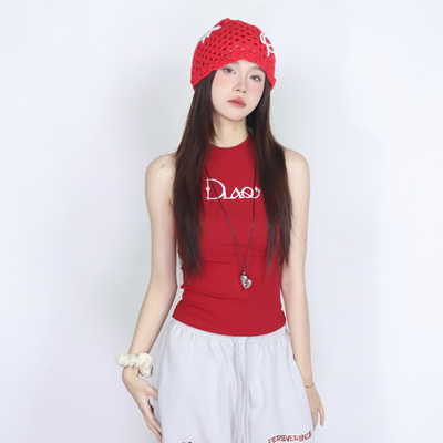 大佬街舞无袖工字背心辣妹