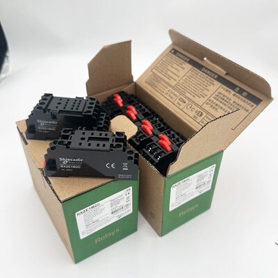 热销配套小型中间继电器底座RXZE1M2C RXZE1M4C二开二闭8脚14脚座