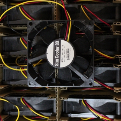 全新SANYO 109R0824S426/S4041 8025 24V 0.10A变频器散热风扇8cm