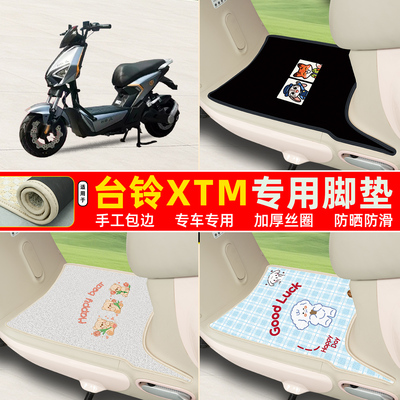 台铃XTM专用包边丝圈脚垫