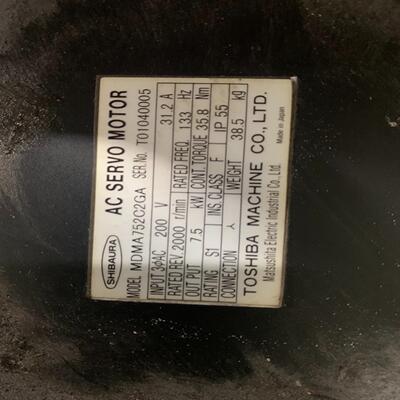 【议价】MDMA752C2GA东芝伺服电机原装拆机功能包好