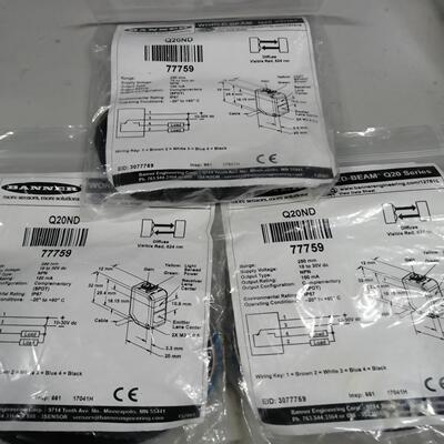 [议价]邦纳光电传感器Q20ND全新还有1个实物拍摄标的单价需