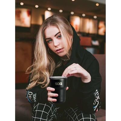 SOG索格户外露营304不锈钢咖啡杯便携直饮野餐杯保温隔热防烫杯子