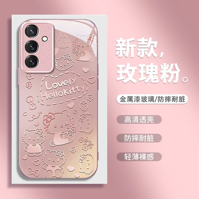 适用三星S系列卡通猫手机壳