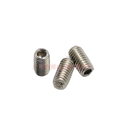 。240pcs/盒304不锈钢凹端紧定止付螺丝M2M2.5M3机米/无头螺钉/顶