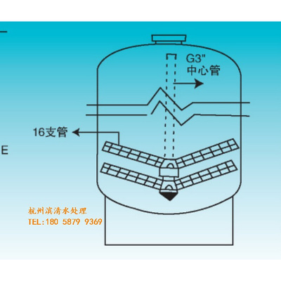 。滨清 八爪顶装下布水器 90mm中心管 8383-1S 8445-1S 8564-1S