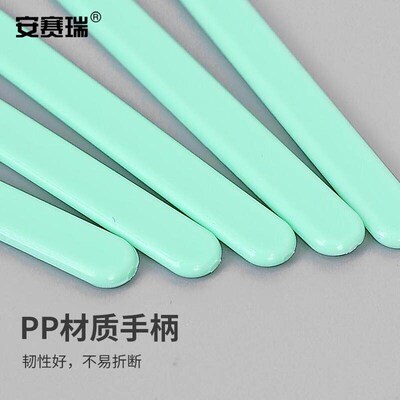 热销安赛瑞无尘净化棉签工业擦拭棒偏头粘衬棉签100支/包7C00122