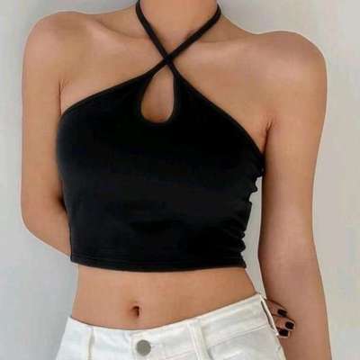 2024脖美背吊带背心女内搭设计感外穿性感辣妹上衣women clothes