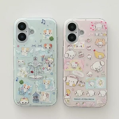 满喆古早小猫适用于真我gt7pro手机壳realme真我gtneo5/6/7保护套GT6/5PRO全包真我13/12x/11女x50v30v23IMD