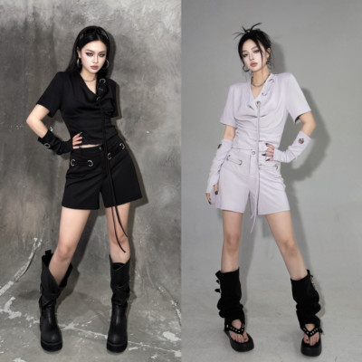 Blackgirl高级休闲套装显瘦收腰