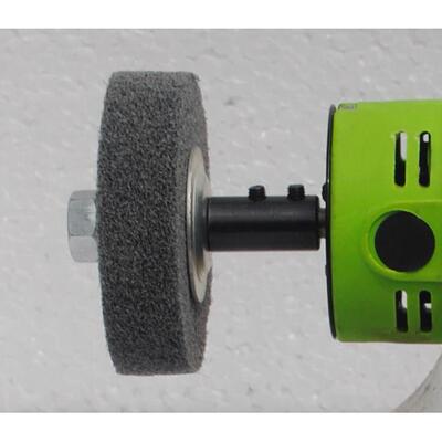 3107/3118D布轮机接纤维轮或砂轮的的工具： 纤维轮及接杆和压板