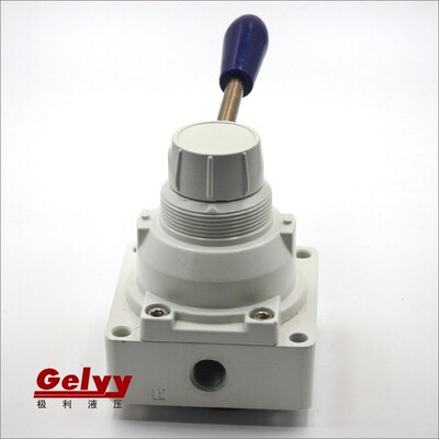 气动开关手转阀气缸手动转气阀4HV210-08三位四通HV-02/03/04内螺