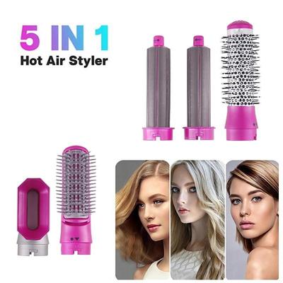 Hair Dryer 5 In 1 Electric Hair Comb Negative Ion Straighten