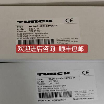 TURCK图尔克模块 BL20-E-16DI-24VDC-P  号6827231發询价