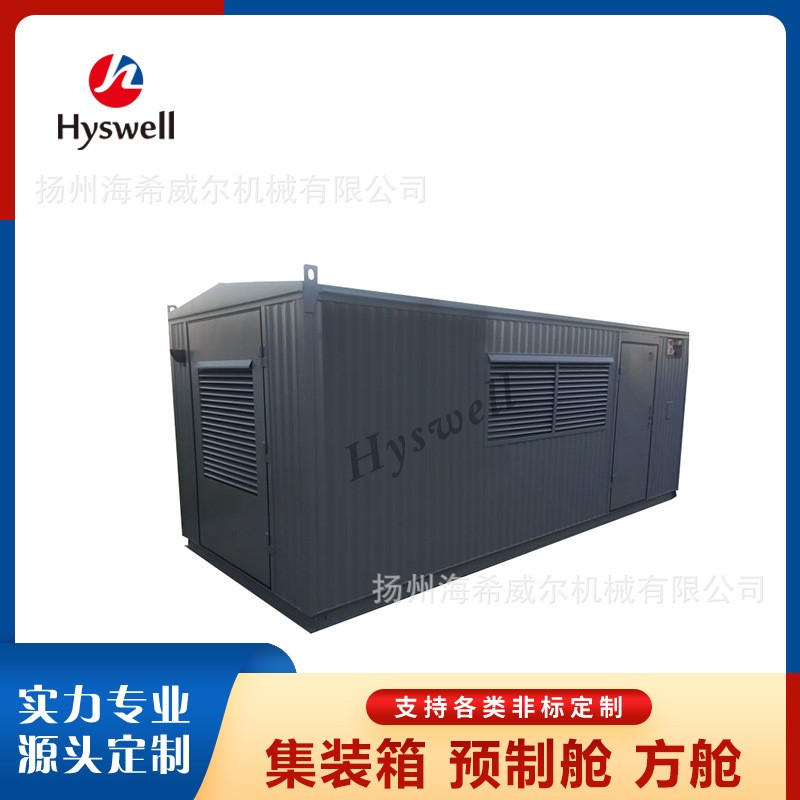 柴油发电机组集装箱 特种集装箱 钢地板箱 定制集装箱 来图加工