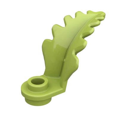 国产积木2682 带弯曲直立叶片 植物 绿色 6411022积木