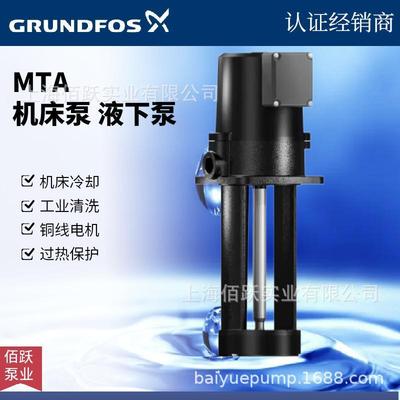格兰富grundfos机床泵液下泵单级浸入式泵MTA机床冷却工业清洗