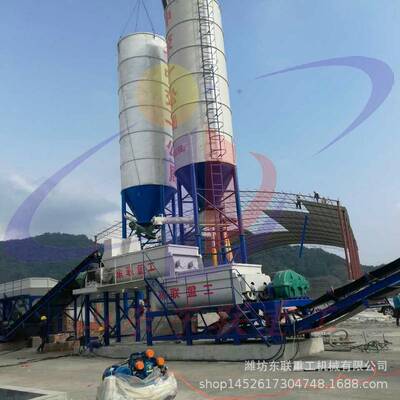 稳定土拌合站潍坊东联二灰拌合站白拌站生产厂家稳定土厂拌设备价