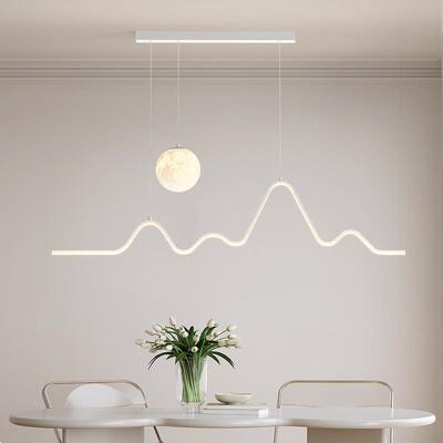 网灯OFP红款简约现代客厅主灯长形具组合套吸顶灯全光谱护方眼全